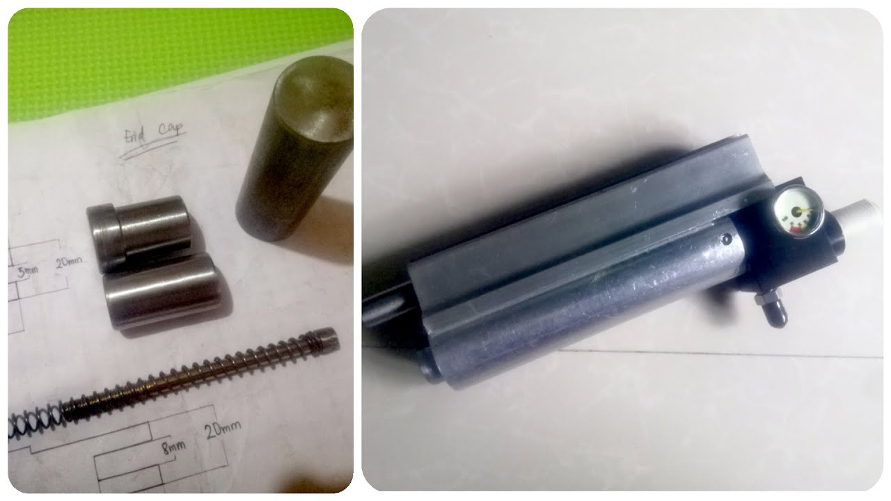 DIY Pcp using Z-valve, Spring & Hammer / Part 2 - YouTube