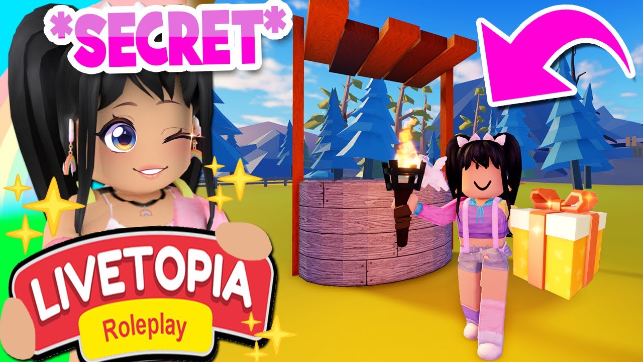 *SECRET WELL* + HIDDEN GIFT SOLVED in LIVETOPIA Roleplay (roblox) - YouTube