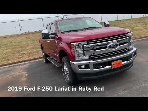 2019 Ford F-250 Lariat in Ruby Red
