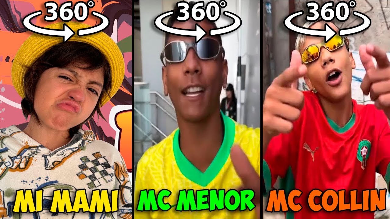 360º VR MI MAMI vs MC Menor JP vs MC Collin - YouTube