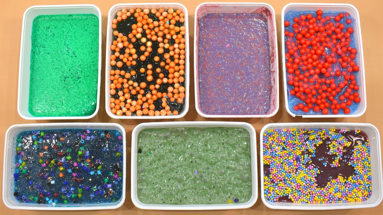 MIXING ALL MY SLIME !! SLIME SMOOTHIE SATISFYING SLIME VIDEOS ! 💦 - YouTube