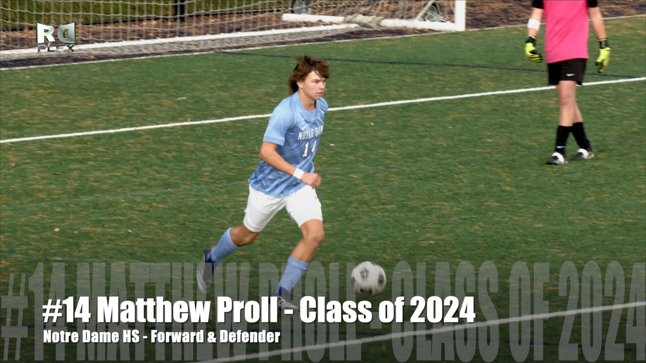 #14 Matthew Proll - Class of 2024 - Soccer Highlights - YouTube