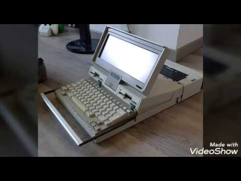 Retro Laptop IBM PC Convertible IBM 5140. Made in 1986 - YouTube