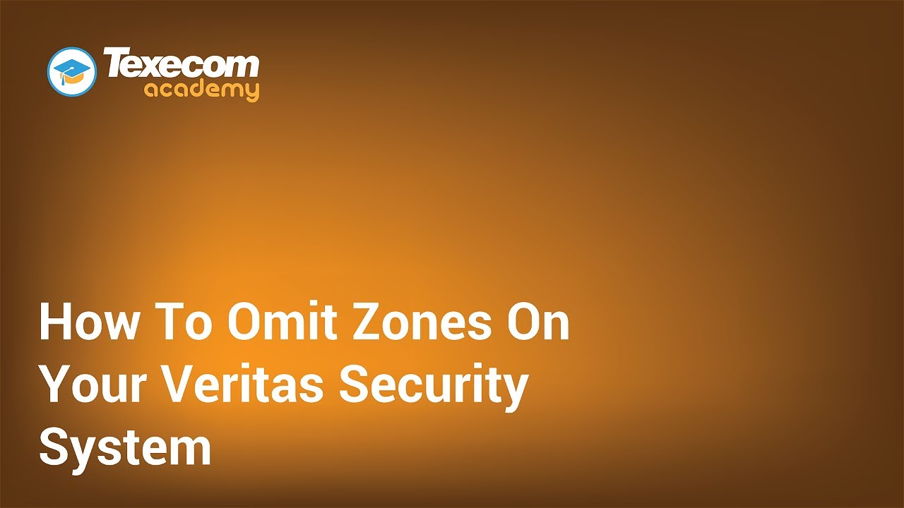 How To Omit Zones On A Texecom Veritas Security System - YouTube