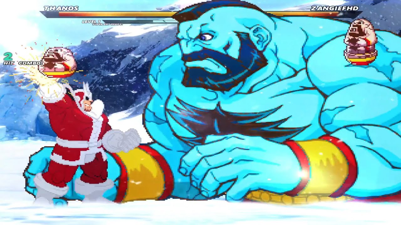 💪ZANGIEF vs THANOS💪 - ⚡Street Fighter Hardest Level Battle⚡ - YouTube