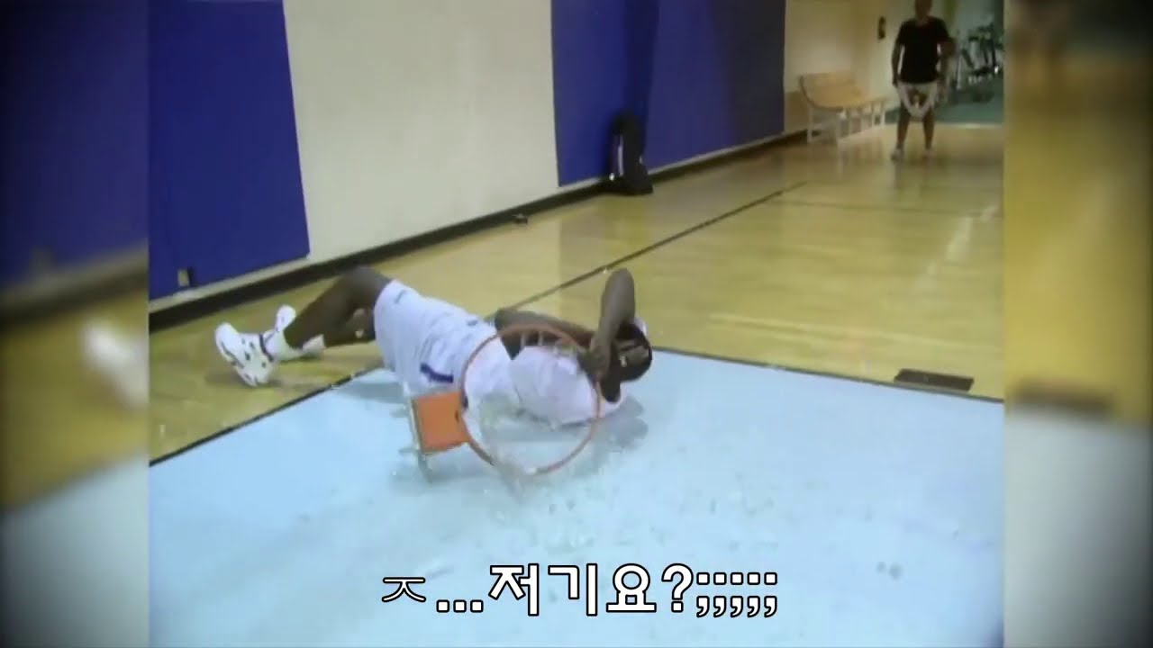 "공룡센터" 샤킬 오닐의 무지막지한 골대파괴!!! Shaquille O'Neal Breaking Backboards ...