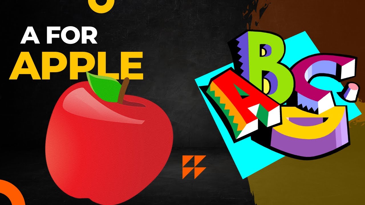 A for Apple | ABC Alphabet | ABCD Bachcho Ke Liye | ABCD | Chote ...