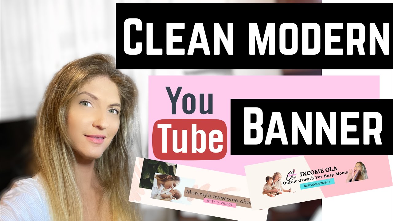 Clean Modern Youtube Banner How to Create a Youtube Banner That Gets ...