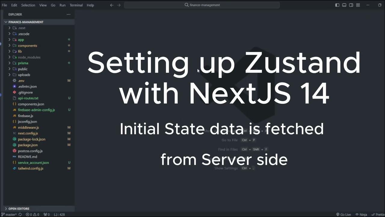 Adding Zustand in Nextjs, where state data is fetched from server. - YouTube