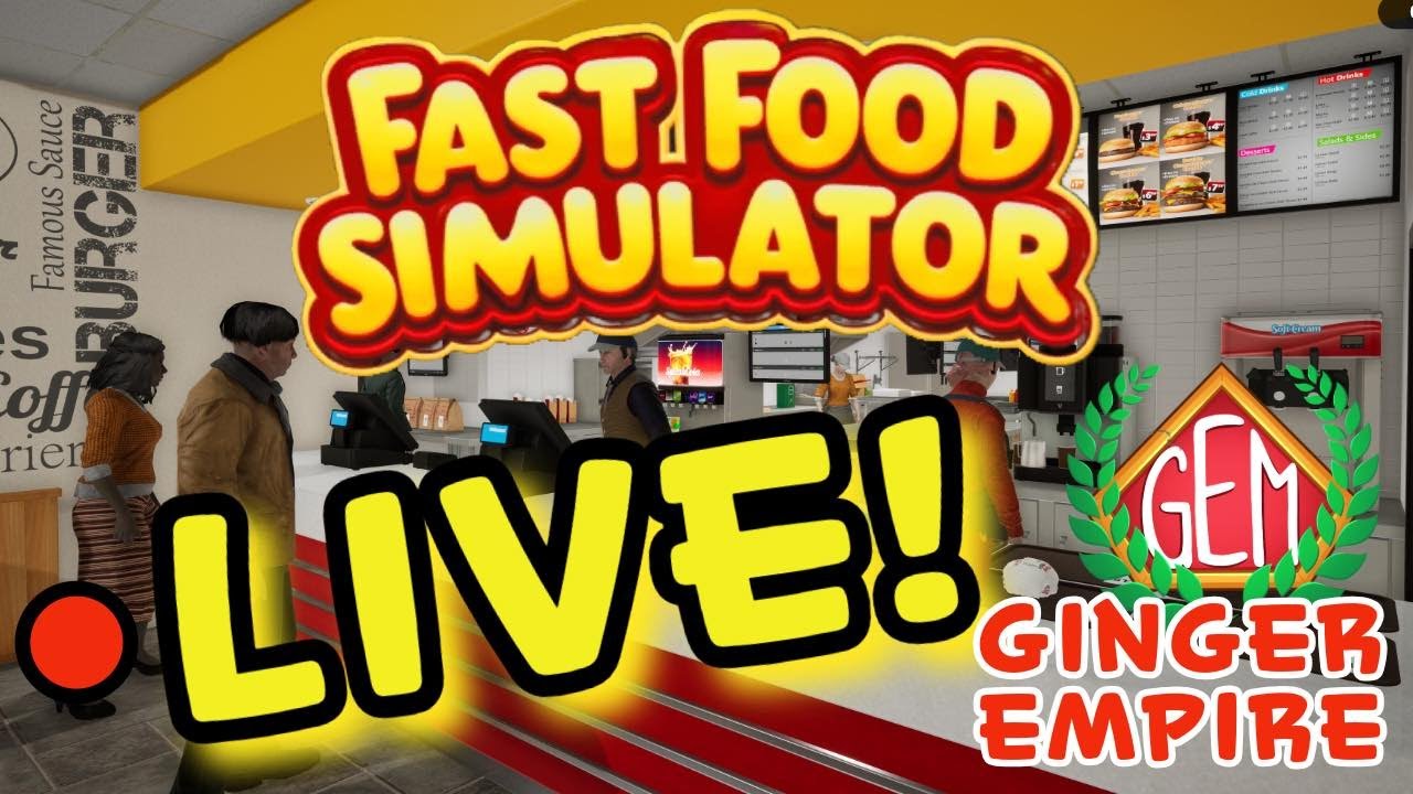 🔴Fast Food Simulator LIVE! Day 2 Mega XP Grind!🔴 - YouTube