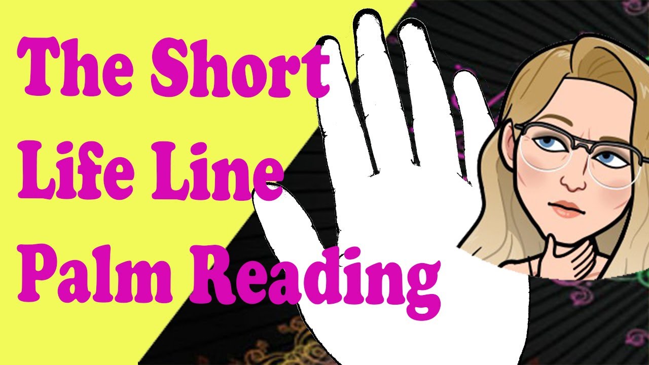 Short Life Line With a Branch Line on the Palm Example Palmistry - YouTube