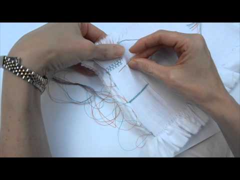 Smocking: The Wave Stitch - YouTube