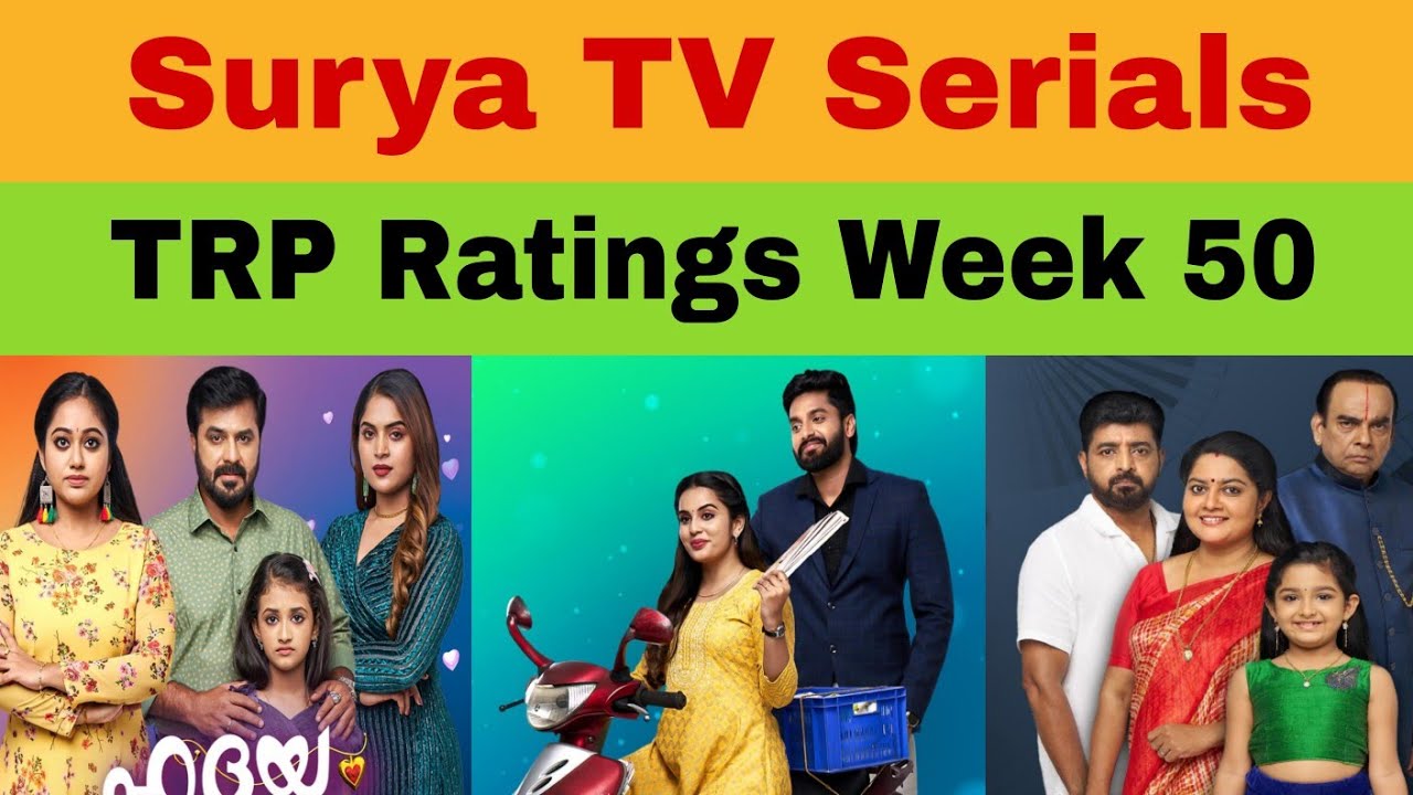 Surya TV Serial TRP Rating Week 50 |Surya TV Serials Ratings - YouTube