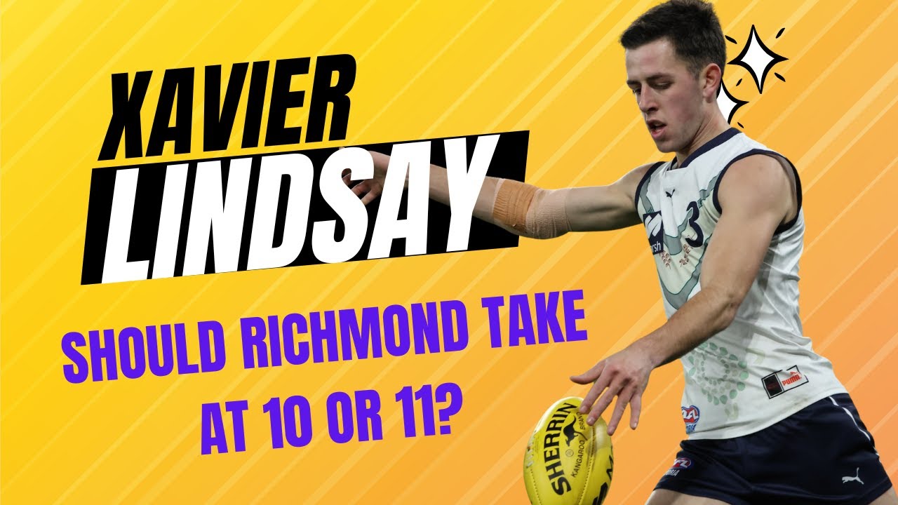 Xavier Lindsay is a well rounded footballer, if he slips to 10 or 11 ...