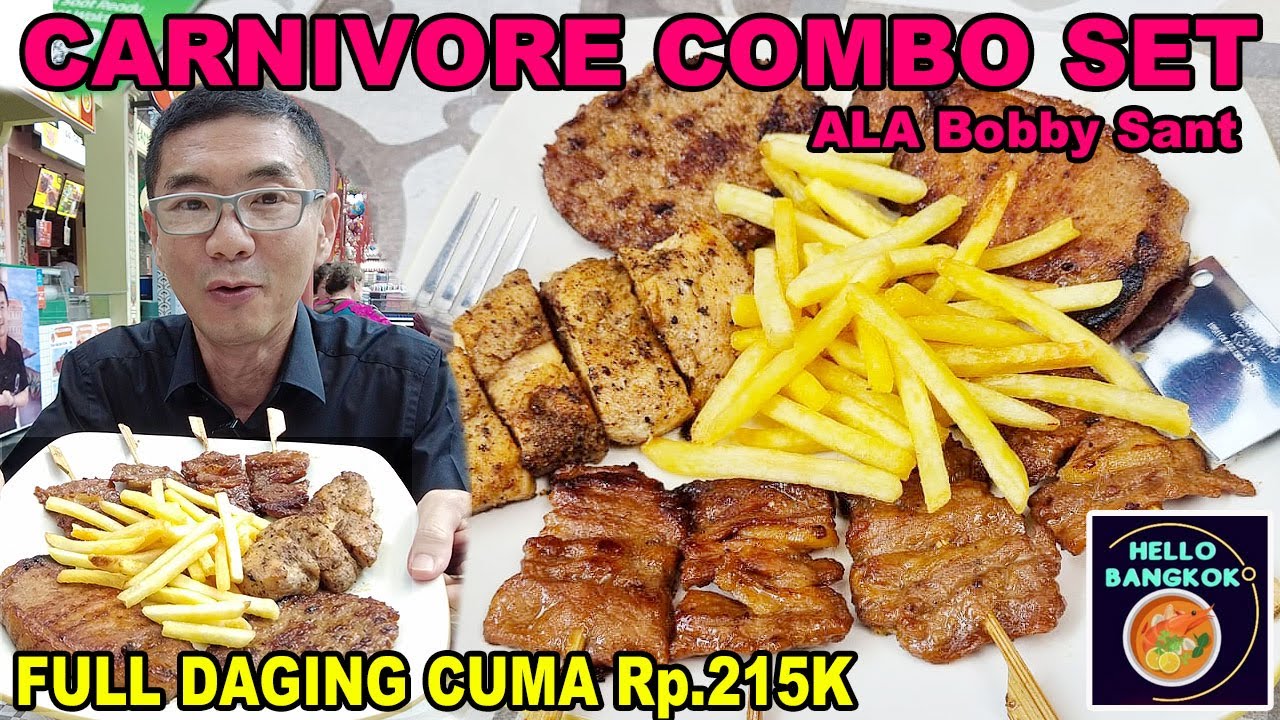 Sepiring Full Daging !!! Bobby Sant Carnivore Combo Set - YouTube