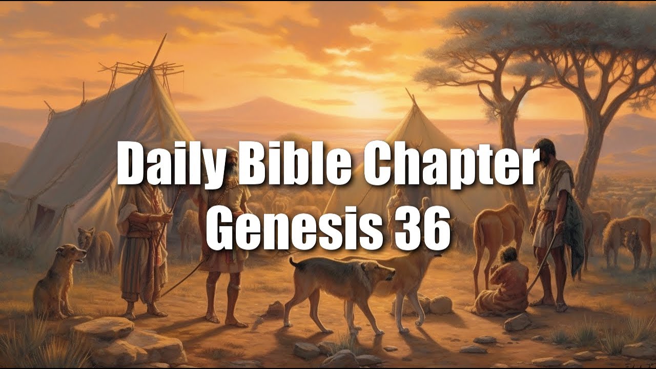 Daily Bible Chapters: Genesis 36 - The Descendants of Esau - YouTube