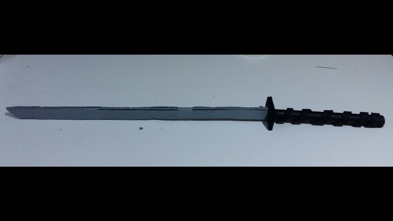 Como fazer espada do deadpool - YouTube