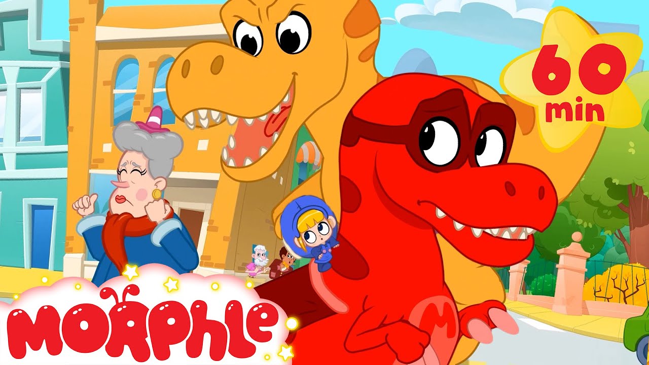 SUPER Dinosaur! ・ 1 HOUR of My Magic Pet Morphle Cartoons for Kids ...