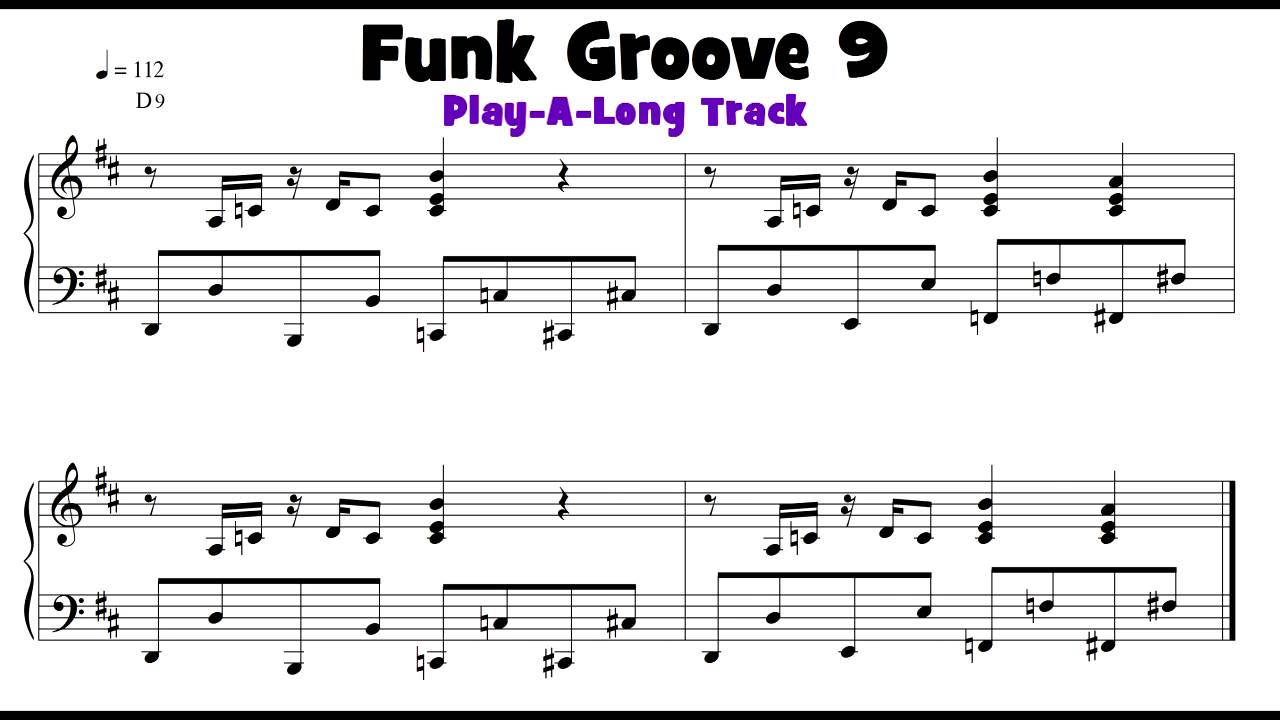 Groove 9 Funk, Soul and R&B Keyboard Groove of the day with play-a-long ...
