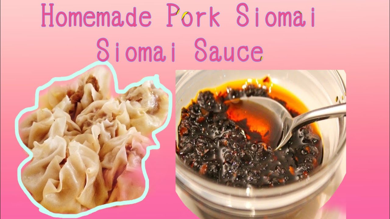 FILIPINO RECIPE PORK SIOMAI/SIOMAI SAUCE - YouTube