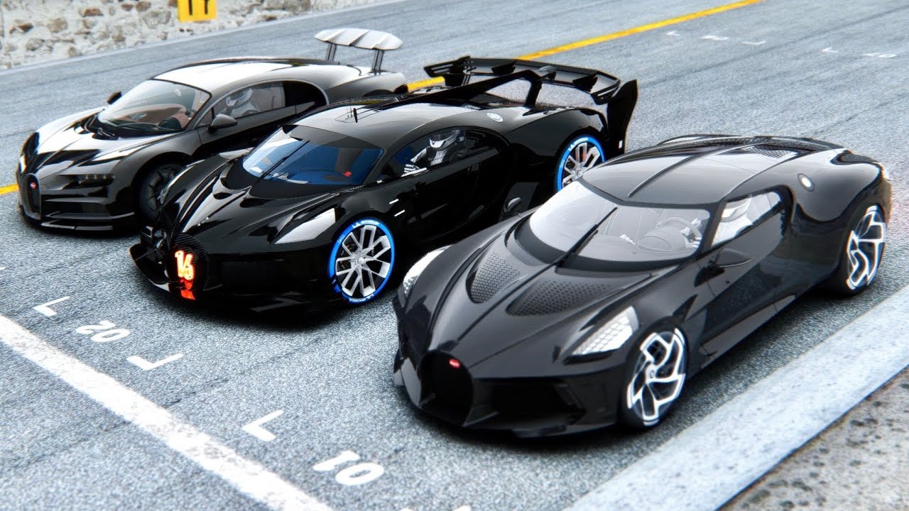 Bugatti Black Devil Concept vs Bugatti La Voiture Noire vs Bugatti ...