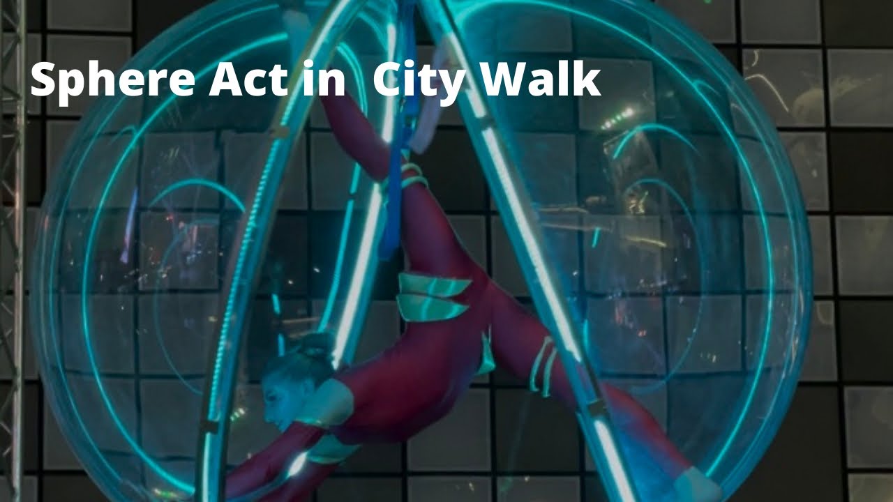 Aerial glass | Sphere Act | Circus performance | City Walk - YouTube