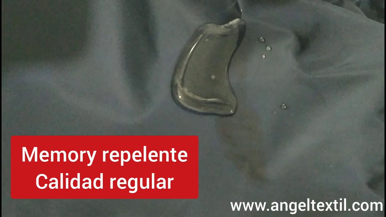 Tela Memory Repelente Antifluidos vs otras calidades - Angeltextil.com ...