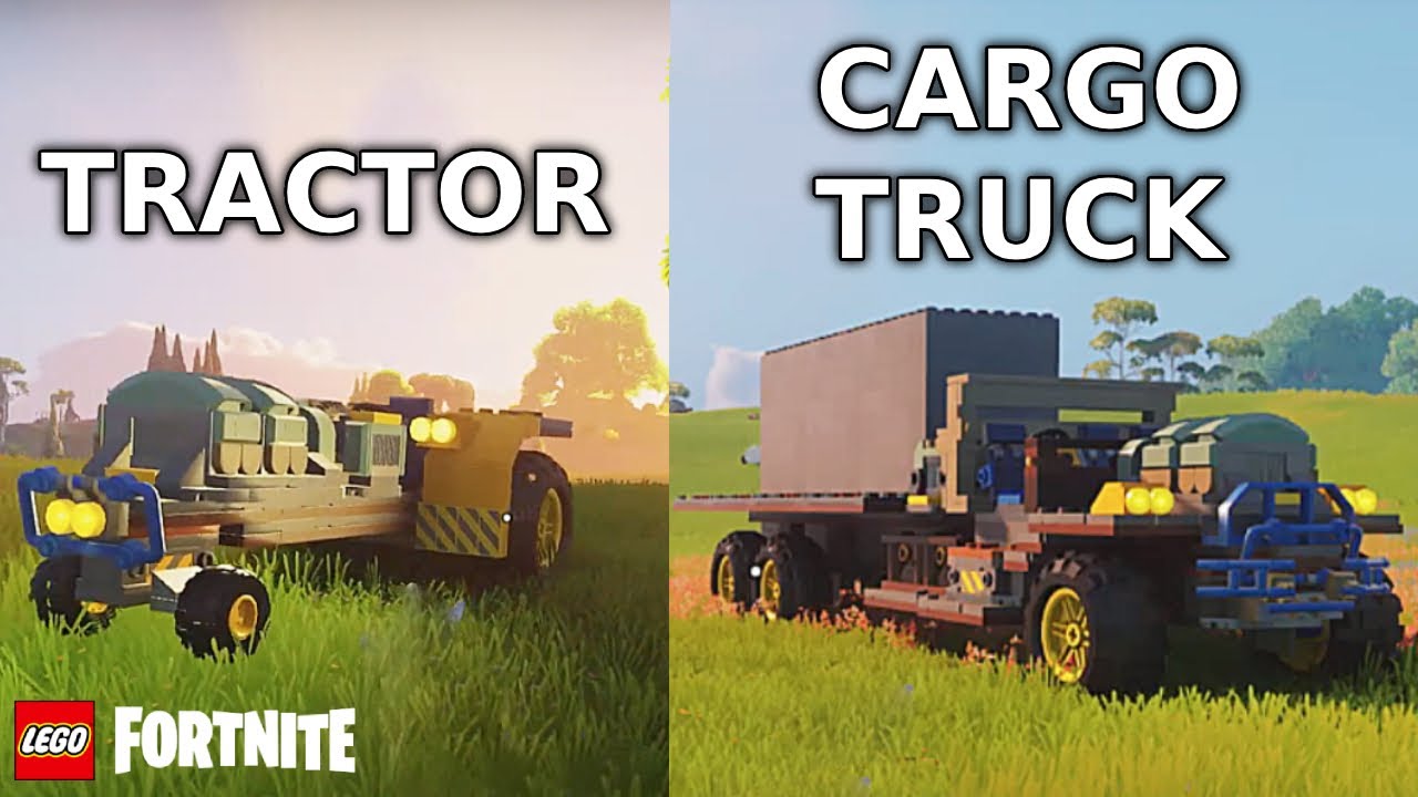 Cargo Truck & Tractor Showcase | LEGO FORTNITE - YouTube