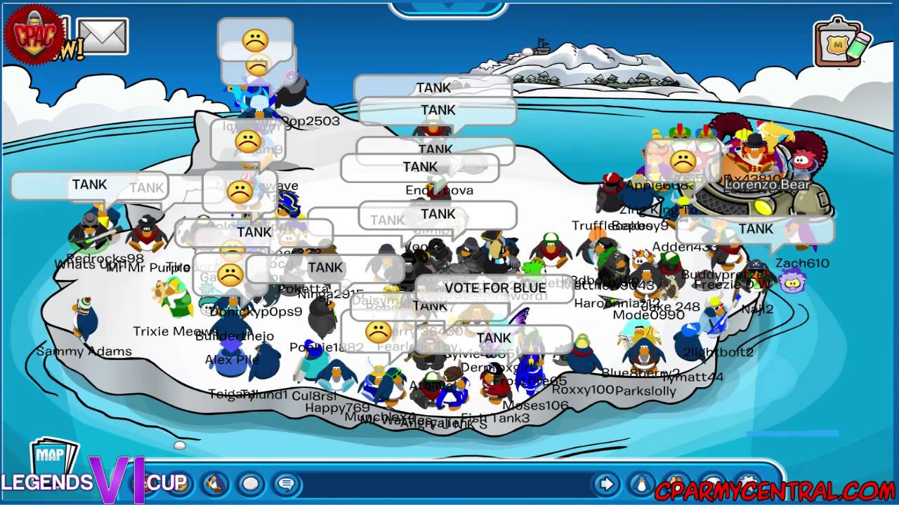 Club Penguin Legends Cup VI: Dark Warriors vs Water Vikings Part 1 ...