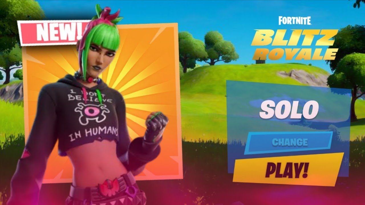 FORTNITE BLITZ - ESSA SKIN É FANTÁSTICA!!! | alvinho0510 (+12) - YouTube