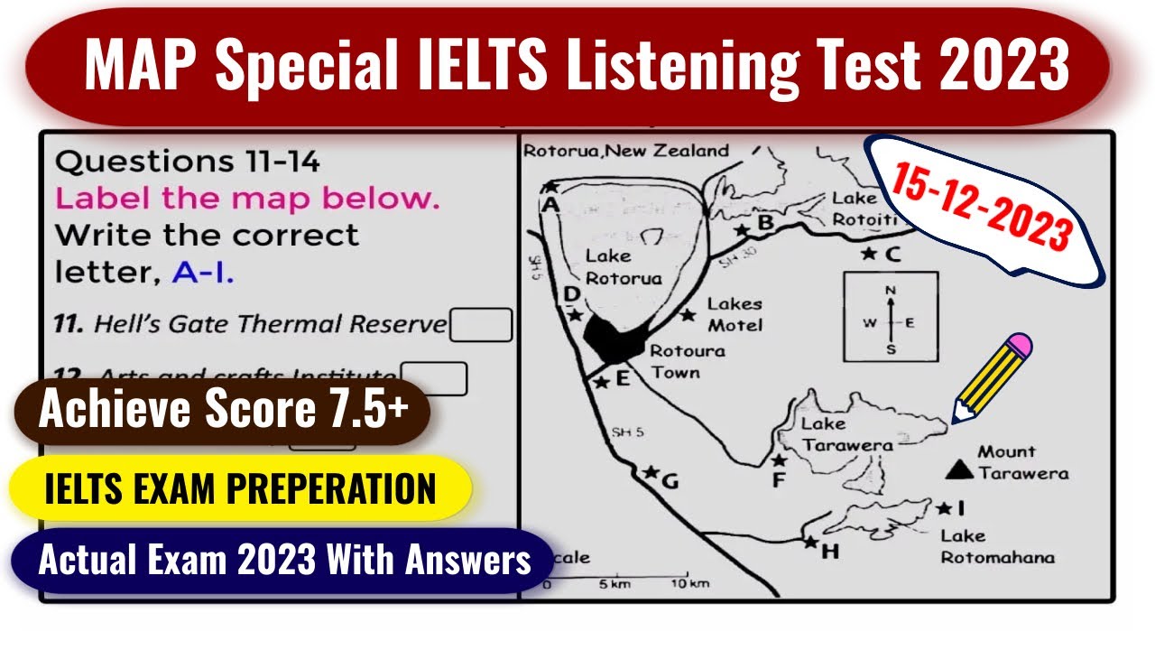 MAP Special IELTS Exam Listening Test With Answers 2023 | 15-12-2023 ...