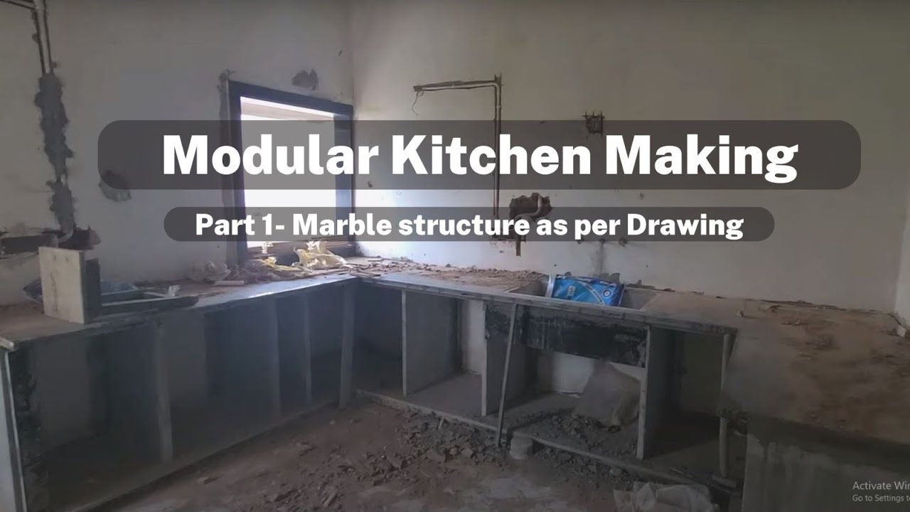 Marble Modular Kitchen Making | Verifying Structure as per Design l ...
