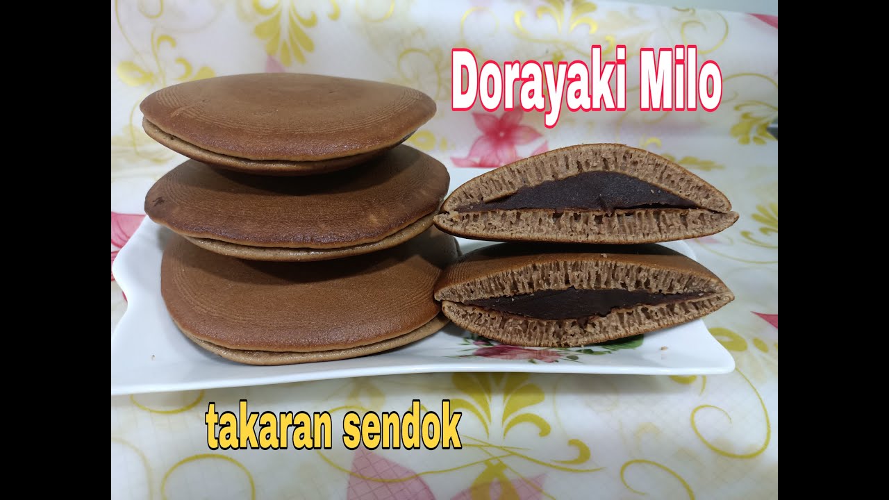 Resep dorayaki Milo || Takaran Sendok - YouTube