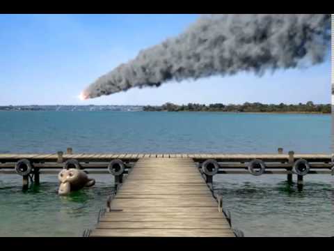 blender meteor and tsunami full scene with sound - YouTube