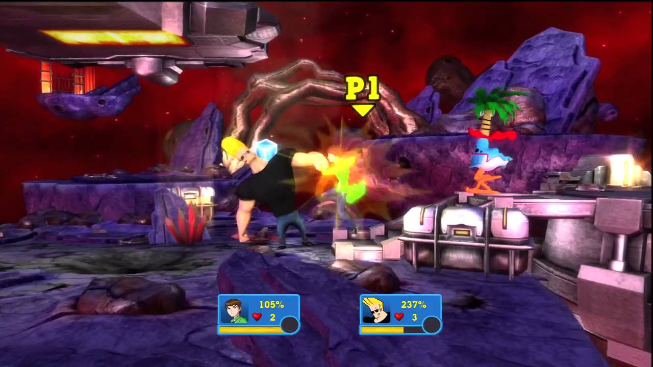Cartoon Network Punch Time Explosion XL - Ben 10 vs Johnny Bravo ...