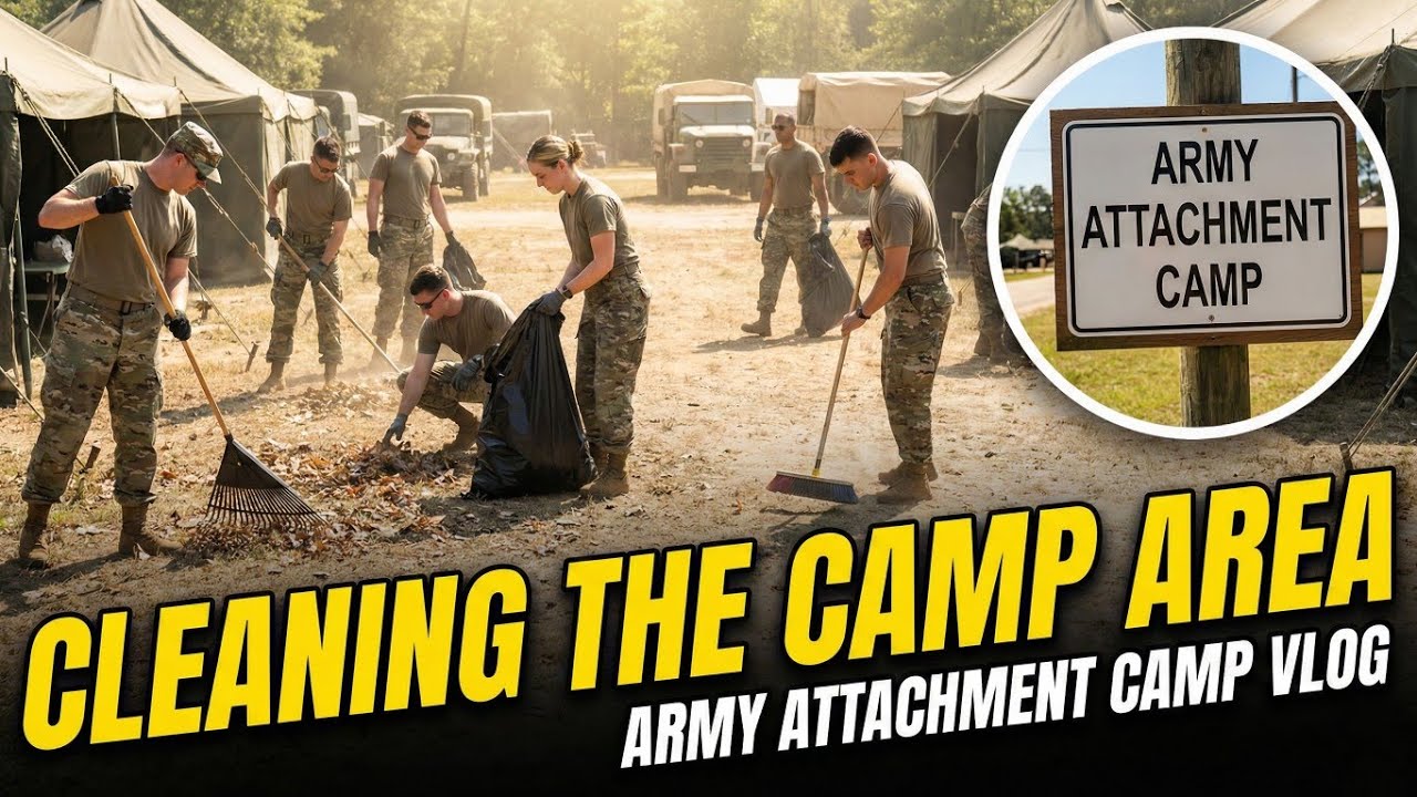 NCC Army Attachment Camp, Gwalior 2025 | Cadets Cleaning the Camp Area ...