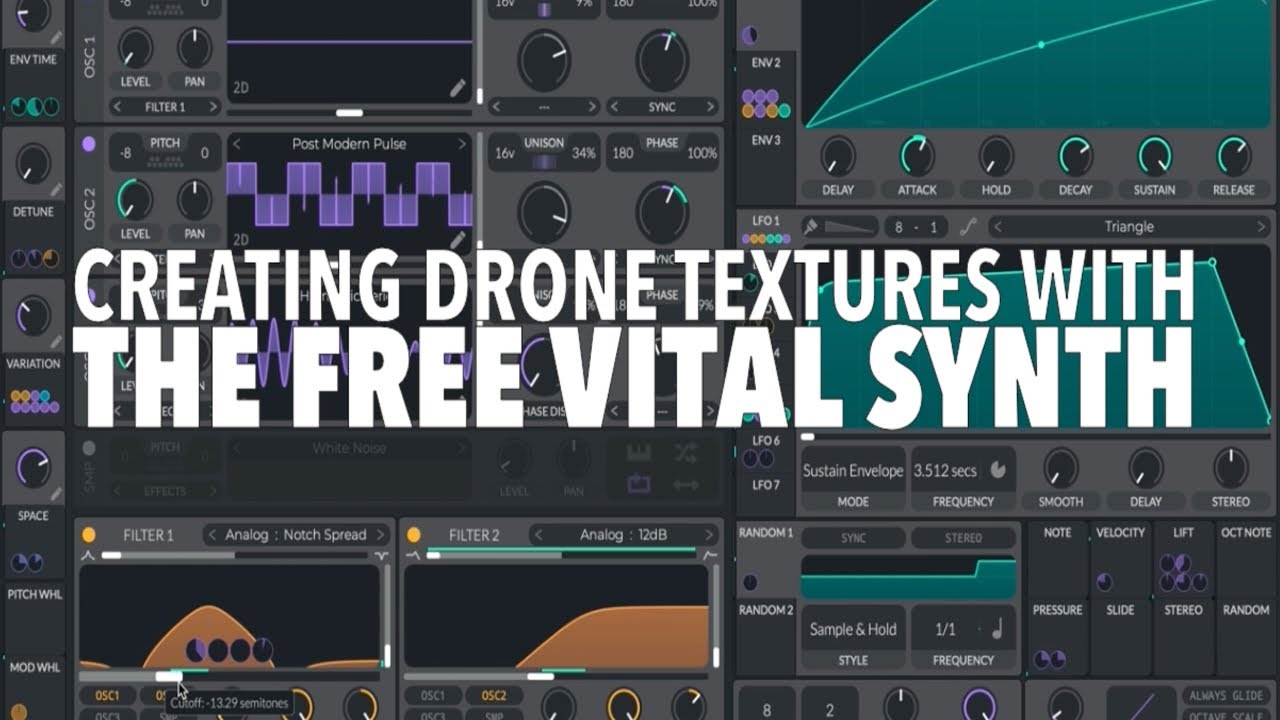Drone Textures with the Free Vital Synth - YouTube