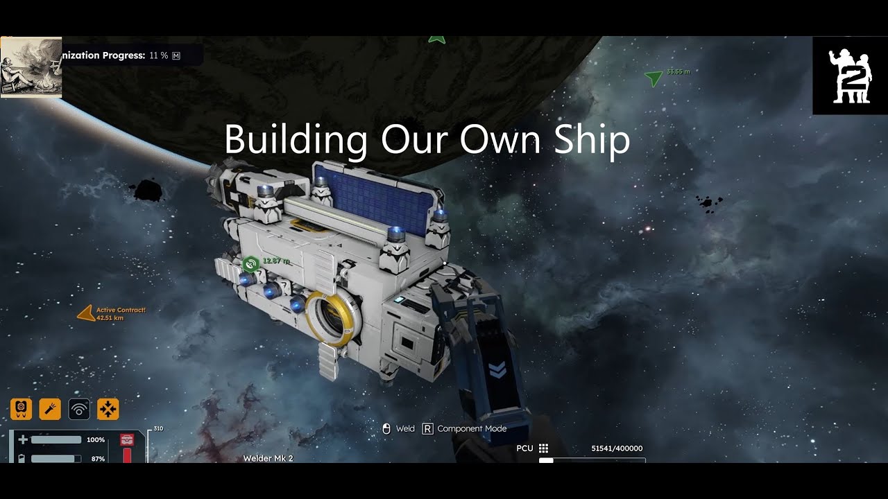 Looks Like We Have to Build A Ship | Space Engineers 2 Ep 7 - YouTube