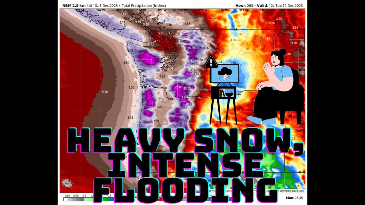 PNW Weather: Rare Storm Sequence incoming. - YouTube
