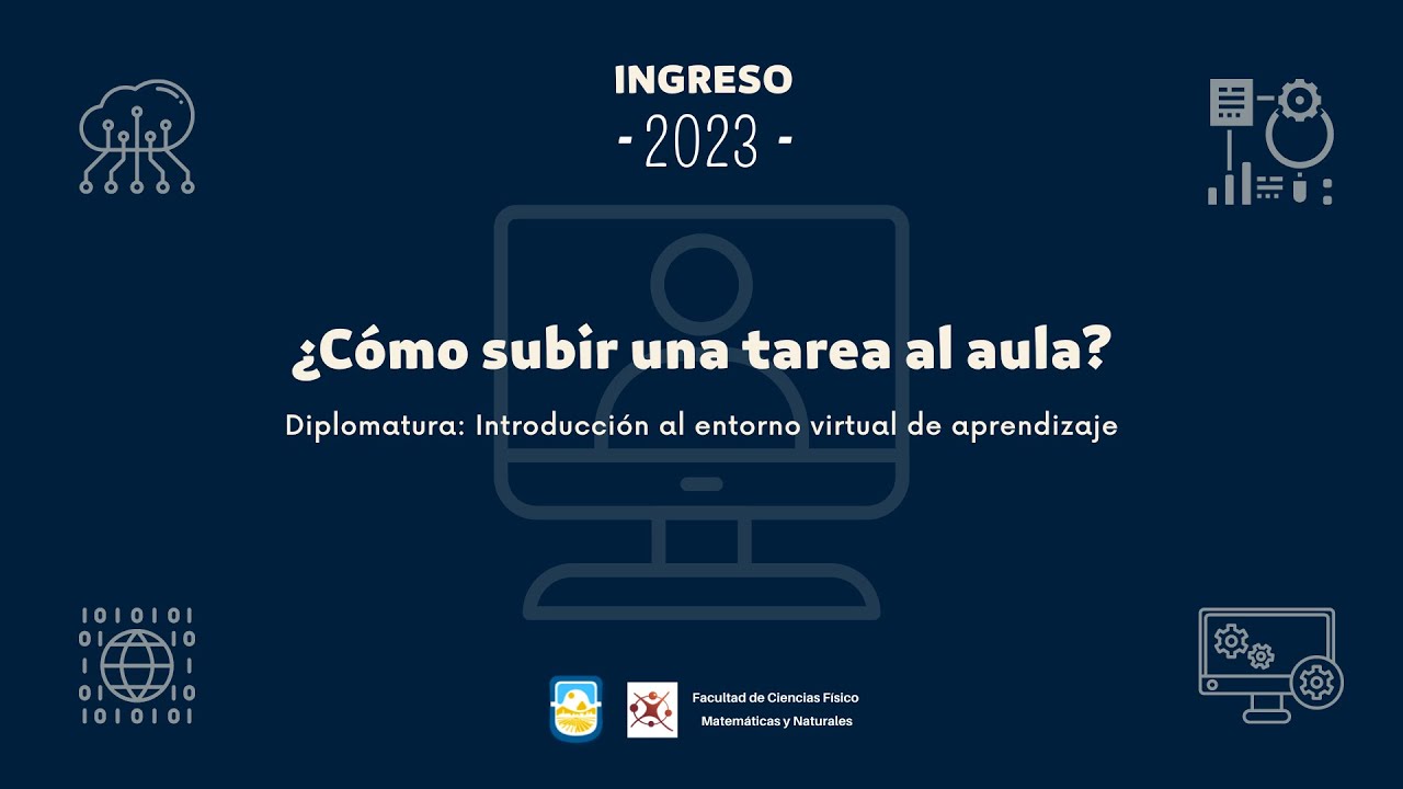 ¿Cómo subir una tarea al aula virtual? - YouTube