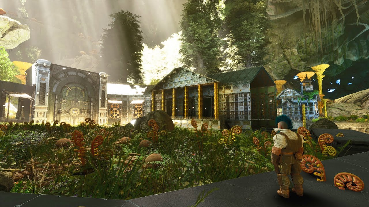 🔴 Let's Build Steampunk Dino Pen Arena for Aberration in ARK: Survival ...