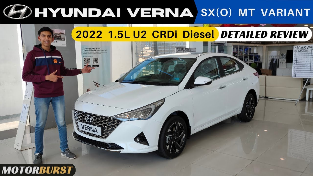 2022 Hyundai Verna🔥 | SX(O) MT | 1.5L Diesel | Fluidic Design👍 ...
