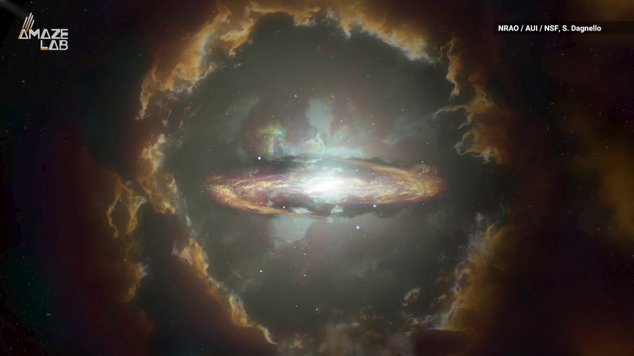 Massive Rotating Disk Galaxy Discovered in the Very Early Universe ...