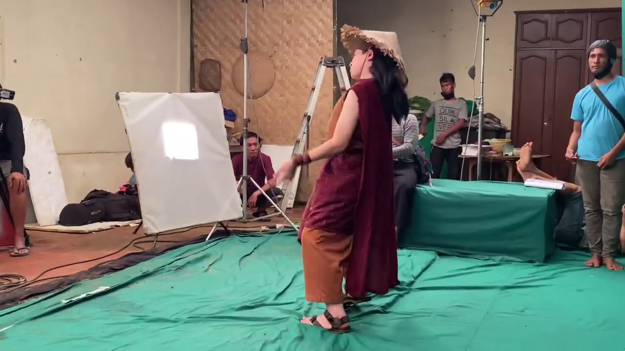 Adegan Sultan Aji terbang di Greenscreen Shooting Sinetron Sultan Aji ...