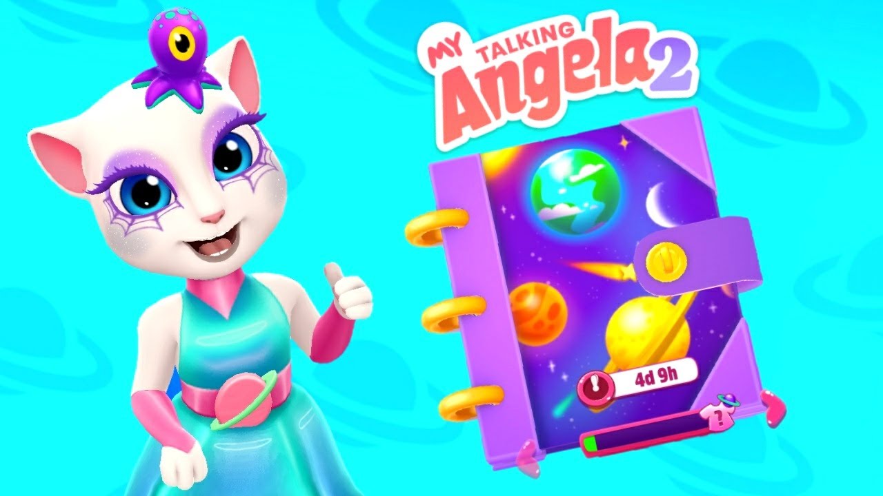My Talking Angela 2 Big Update Space Adventure Gameplay Walkthrough ...