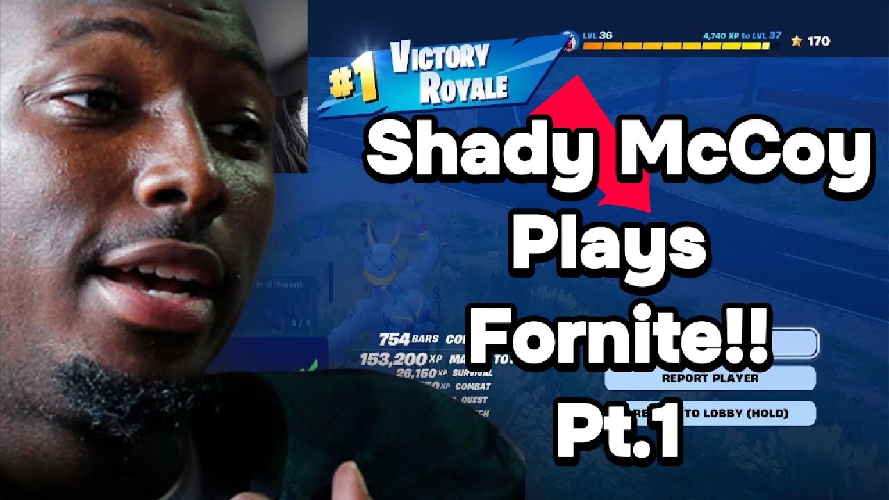 Shady McCoy Plays Fornite!! Pt 1 - YouTube