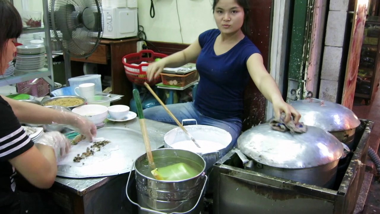 Bahn Cuon - Must eat in Hanoi Vietnam by Authentic Food Quest - YouTube