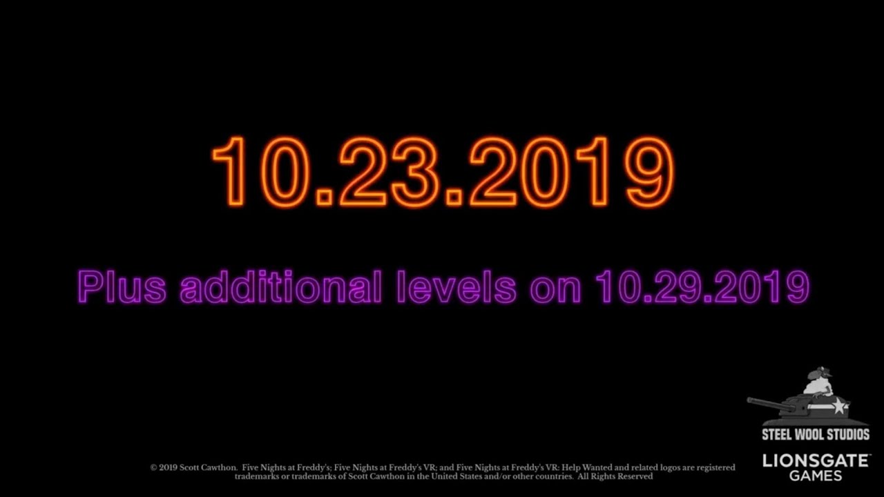 FNAF VR: Help Wanted - Curse of Dreadbear DLC gameplay (TEASER) - YouTube