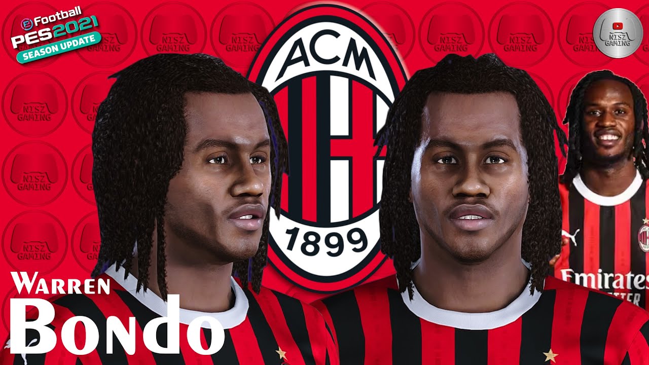 Warren Bondo Create Face PES 2021 AC Milan | NISZ Gaming - YouTube