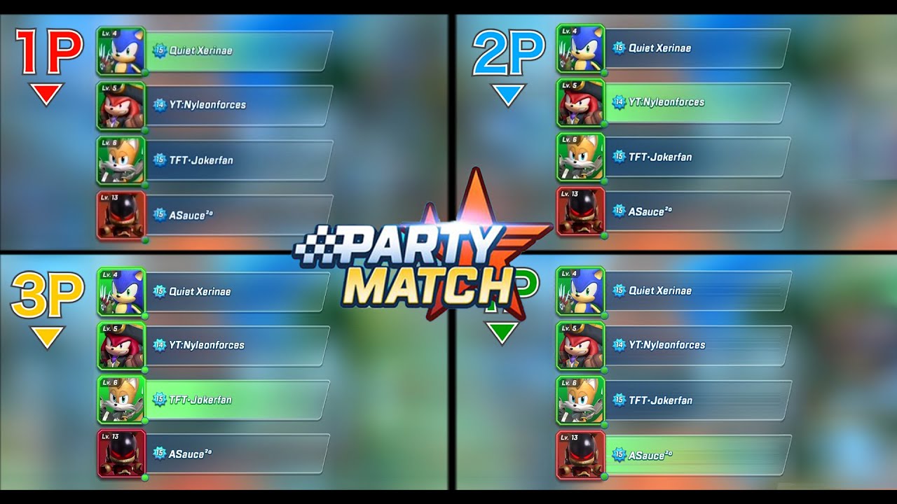 Sonic Forces Multiplayer Battle Part 1 | Party Match Split Screen - YouTube